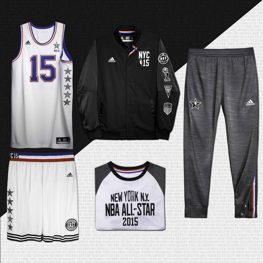 BMF Deluxe Debut: adidas Unveils 2015 NBA All-Star Uniforms - Hardwood ...