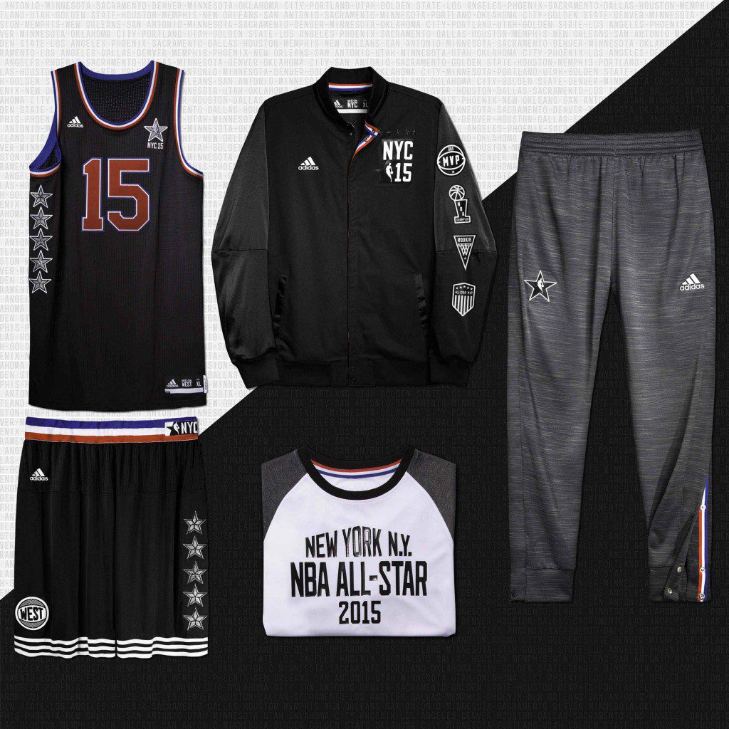 BMF Deluxe Debut: adidas Unveils 2015 NBA All-Star Uniforms - Hardwood ...