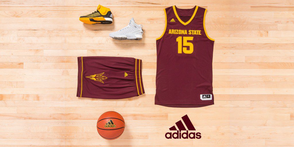 adidas, Arizona State debut impressive Sun Devils hoops uniforms, kicks ...