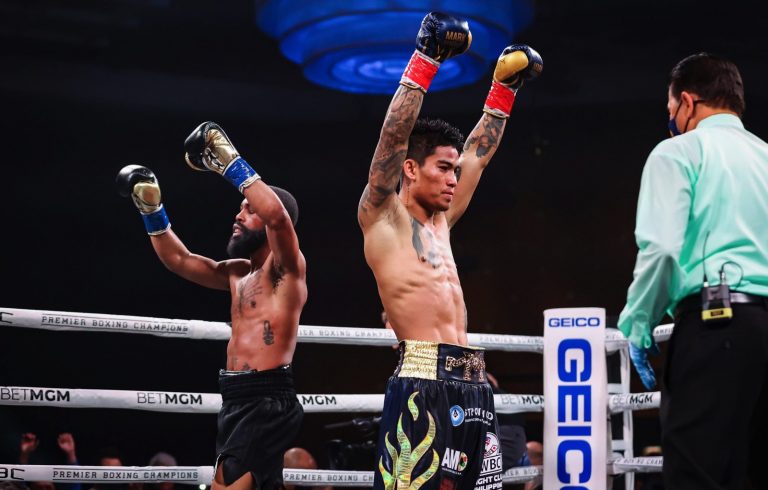 Mark Magsayo Upsets Gary Russell Jr. to Win World Title - Hardwood and ...